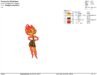 Elemental Ember Embroidery design files for Machine embroidery