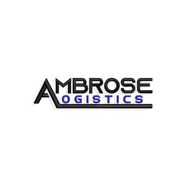 Ambrose 3D puff Custom Embroidery design files