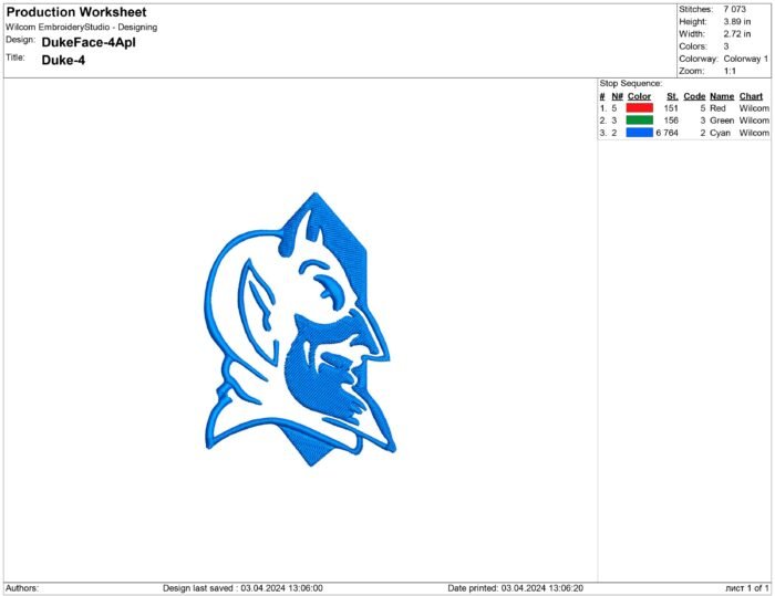 Duke Blue Devils embroidery design and applique design files