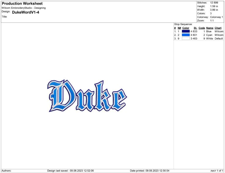 Duke Blue Devils embroidery design and applique design files
