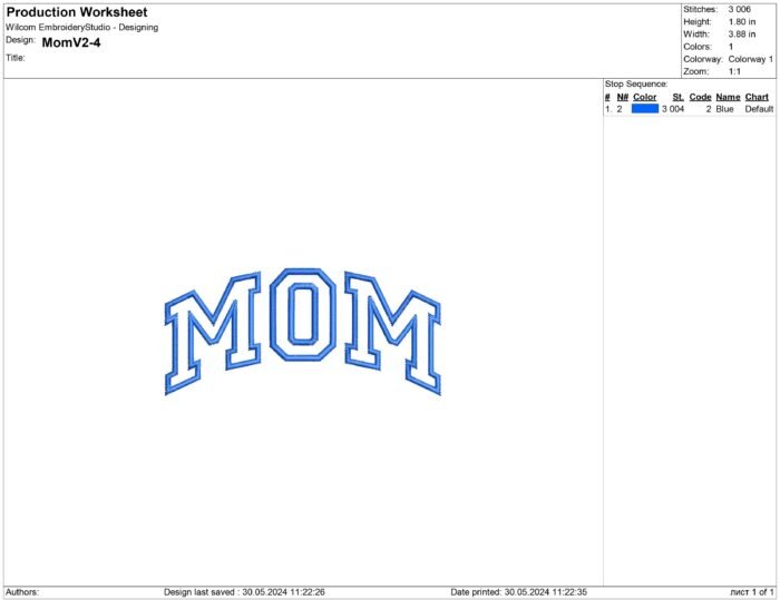 Mom Embroidery design files for Machine Embroidery