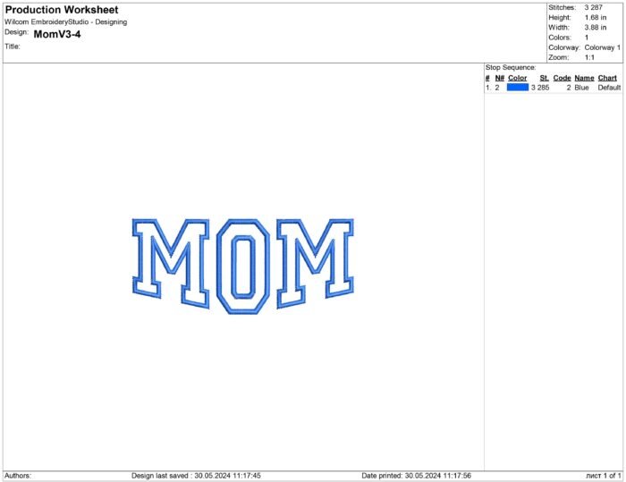 Mom Embroidery design files for Machine Embroidery