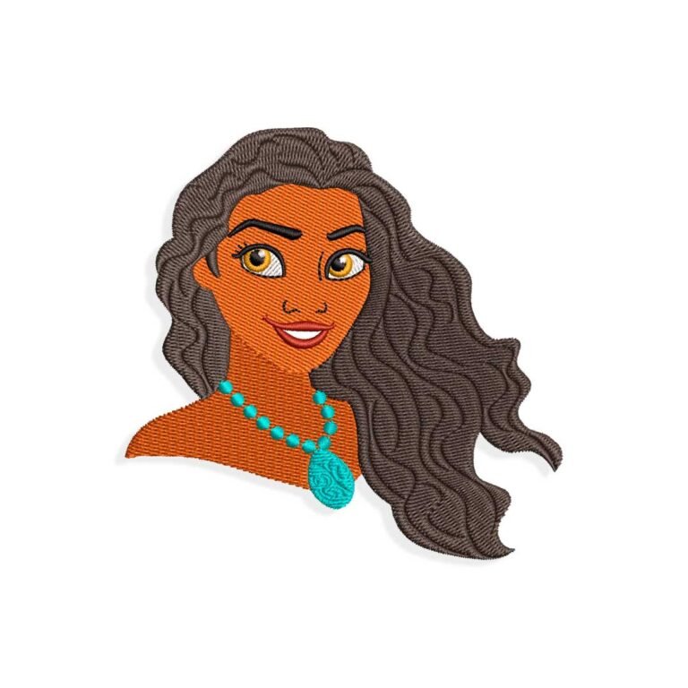 Moana Embroidery design files for Machine embroidery