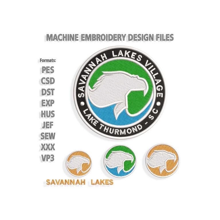 SLV update Embroidery design files for Machine embroidery